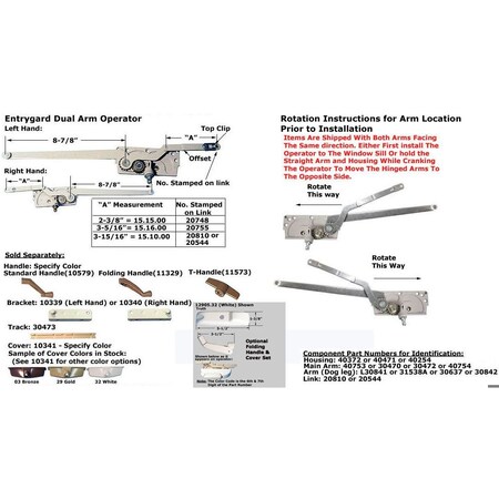 Truth Hardware ENTRYGARD OPERATOR RH 2112965 | Zoro