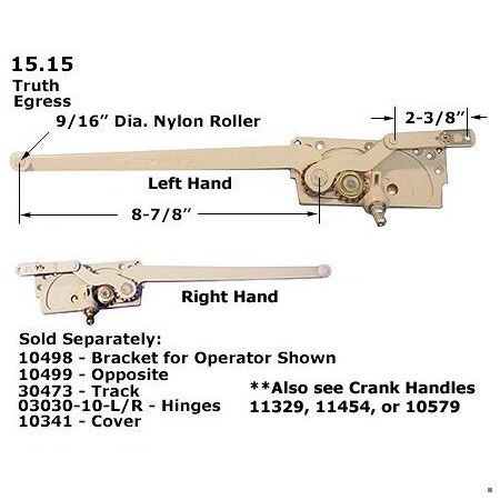 Truth Hardware ENTRYGARD OPERATOR LH 2112979 | Zoro