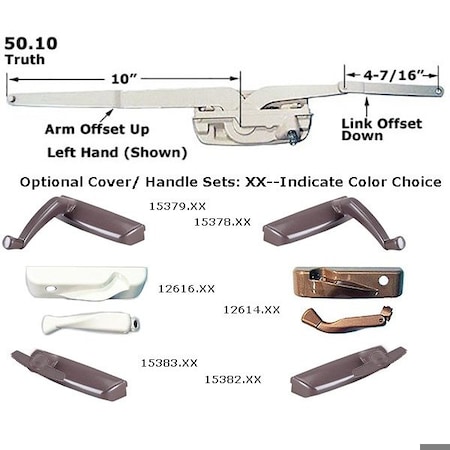 Truth Hardware ENCORE LH DUAL ARM OPERATOR LH 2116772 | Zoro
