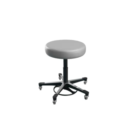 Blickman Foot Operated Pneumatic Exam Stool Black w/(5) Leg Aluminum ...