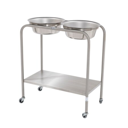 Blickman Snyder Double Basin Solution Stand w/Basin 7808SS | Zoro