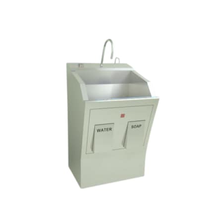 Blickman Scrub Sink, Pedestal Mounted w/Knee Control, Eyewash, Timer ...