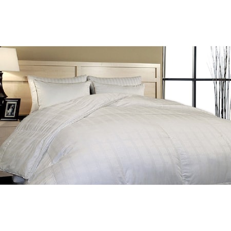 Duraloft 600-TC Heavy-Weight Cotton Oversized Comforter, White, Queen ...