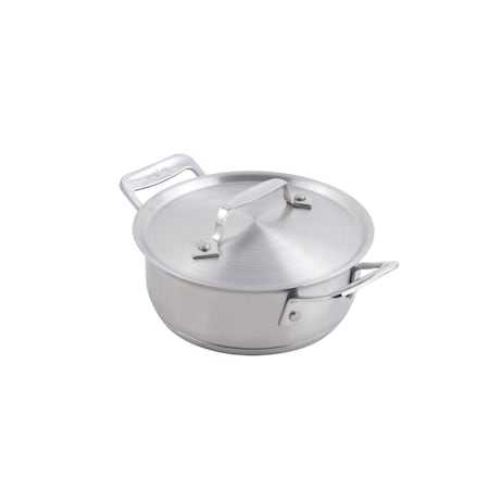 Bon Chef Cucina Round Dish W/Lid Induction Bottom 6 3/4" Dia X 2 5/8" H ...
