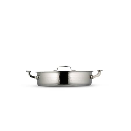 Bon Chef Cucina 6 Qt Pot W/Cover Hammer Finish Ind Bottom 12 3/8" Dia X ...