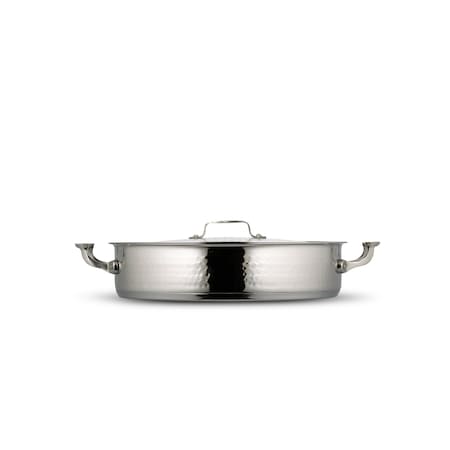 Bon Chef Cucina 9 Qt Pot W/Cover Hammer Finish Indbottom 14 3/4" Dia X ...