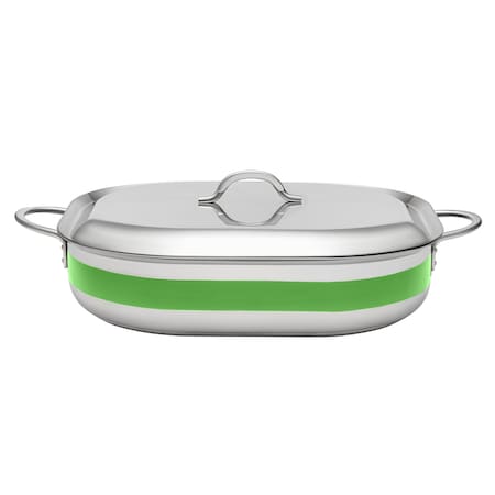Bon Chef Country French 2 French Oven W/Lid 15" X 11" X 4" 7 Qt - Lime ...