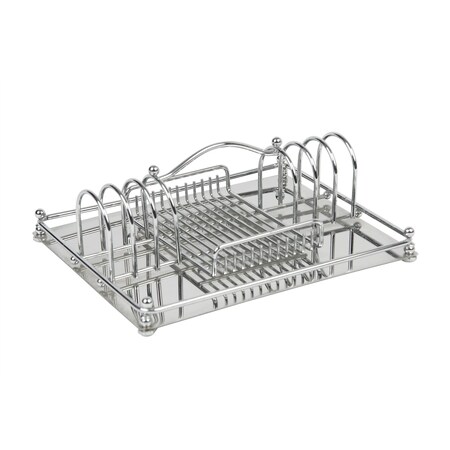 Bon Chef Flatware Caddy, 18/8 S/S, Chrome Plated, 10.5" X 8.5" X 3.5 ...