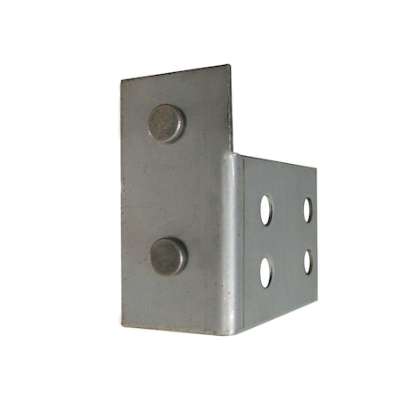 Borroughs Pebble Rivet-Span Left Slotted Angle Cleat 10113-001-F604 | Zoro