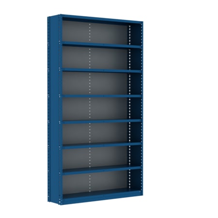 Borroughs White Box Edge Closed With Back 8 Shelves Starter Unit P2, 87 ...