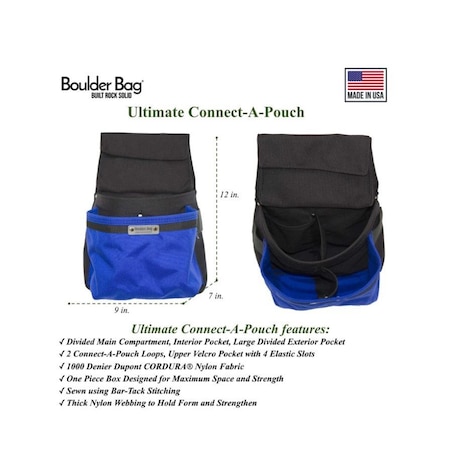 Boulder Bag Ultimate 110 Connect-A-Pouch Blue ULT110RY | Zoro