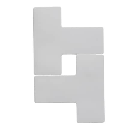 Brady Floor Marking Tape, Vinyl, 5 in W., 5 in L., 0.050 in Thickness ...