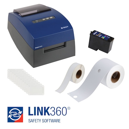 Brady LINK360 Safety Software with J2000 Printer and Lockout Materials ...
