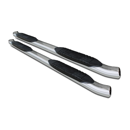 Broadfeet Oval 4" Side Steps, SBFO-234-72X-RP-B SBFO-234-72X-RP-B | Zoro