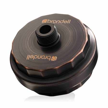 Brondell VivaSpring Compact Shower Filter - Oil Rubbed Bronze CSF-RB | Zoro