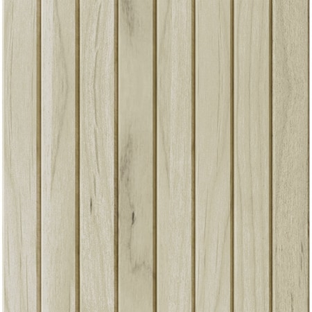 Designs Of Distinction 1-1/2" Thin Bevel Slat Tambour - Paint Grade (12 ...