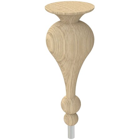 Designs Of Distinction 18" Tipt Toe Bun Foot and 2" Chrome Ferrule ...