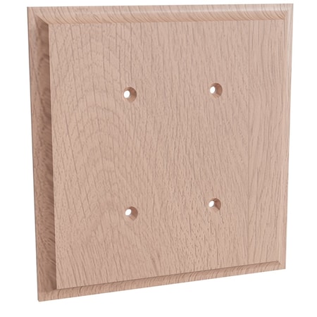 Designs Of Distinction Double Blank Switch Plate Cover - Red Oak ...