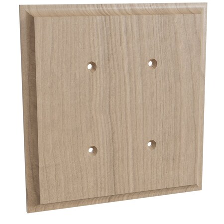 Designs Of Distinction Double Blank Switch Plate Cover - Cherry ...