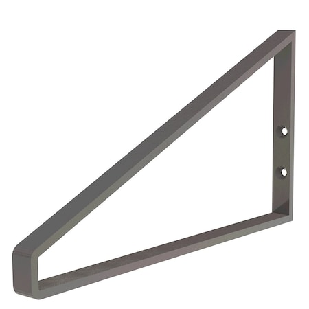 Designs Of Distinction 12" Mid-Century Triangle Bracket - Gun Metal ...
