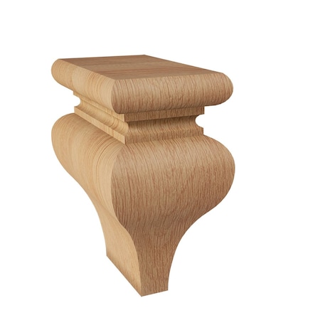 Designs Of Distinction Toe Kick Tulip Bun Foot - Red Oak 01706060AK1 | Zoro