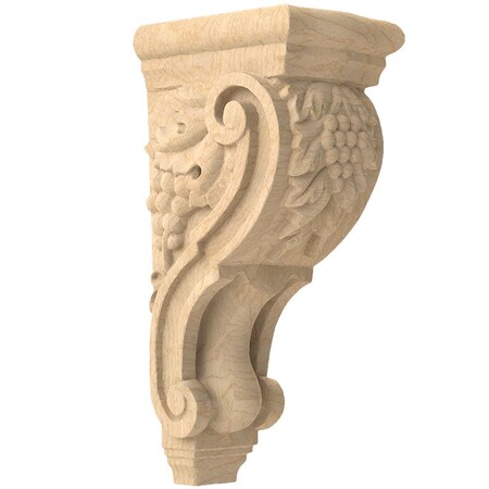 Designs Of Distinction Large Grape Hand Carved Corbel - Hard Maple ...