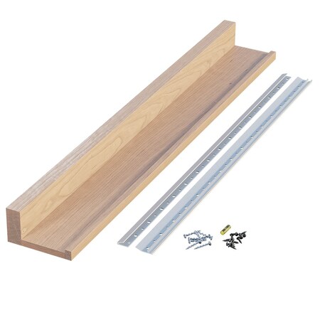 Designs Of Distinction 36" Slimline Channel Shelf - Cherry ...
