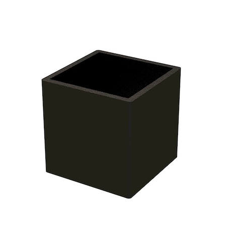 Designs Of Distinction 1" x 1" Square Ferrule - Flat Black 01FRS1010WR1 ...