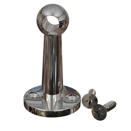 Designs Of Distinction Gallery Rail Center Post - Chrome 01HC9001CR1 | Zoro