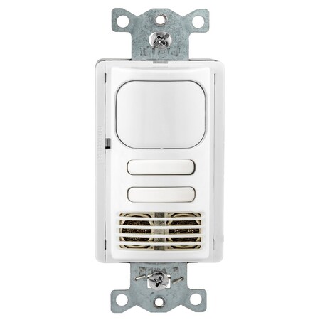 Bryant Wall Switch, Dual Tech, 2 Relay, 1000 Sq Ft, 800W Incand, 1000W ...