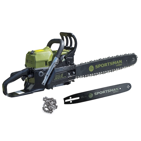 Sportsman Chainsaw Combo Kit, 20" and 14" 52 cc Gas 2-Stroke Rear ...