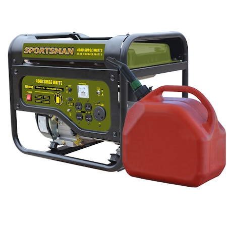 Sportsman Portable Generator, Gasoline, 3,500 W Rated, 4,000 W Surge ...