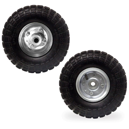 Buffalo Tools Pneumatic 10" Tire, PK2 HDTIREPSET | Zoro