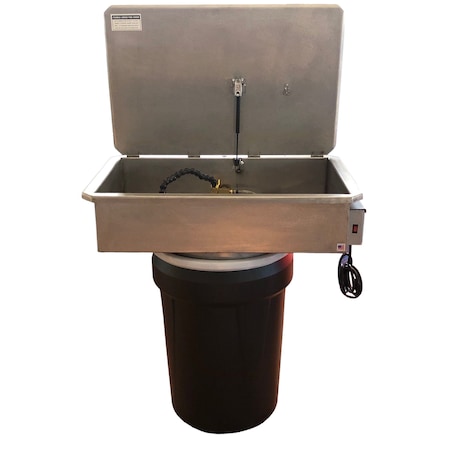 Build-All Parts Washer, Stainless Steel Sink on Drum Parts Washer for ...