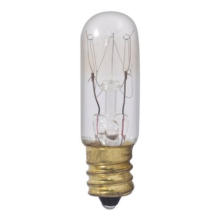 Bulbrite 6w T4 Clear Dimmable (E12) Candelabra Screw Base Warm White ...
