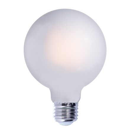 Bulbrite 60-Watt Equivalent G40 Milky Dimmable Decorative Filament LED ...