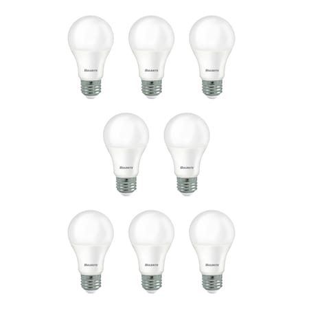 Bulbrite 9 Watt Frost A19 LED Light Bulbs with Medium (E26) Base, 3000K ...