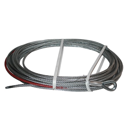 Bulldog Winch Wire Rope, 10013, 8.3mm x 100ft 20128 | Zoro