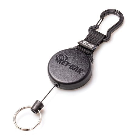 Key-Bak KEYBAK Securit Carabineer Retractor, 24 in. Stainless Steel ...