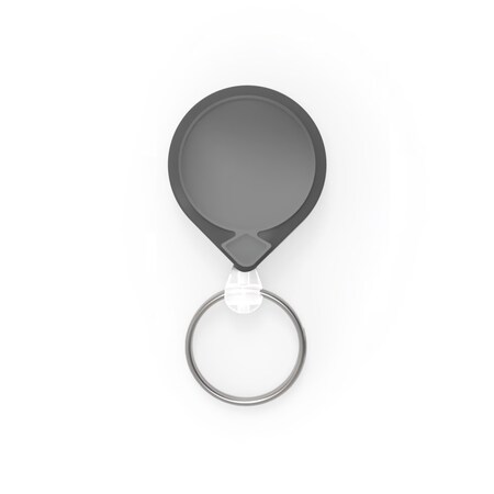 Key-Bak KEYBAK Round MINI-BAK Small Retracting Reel - Gray, Belt Clip ...