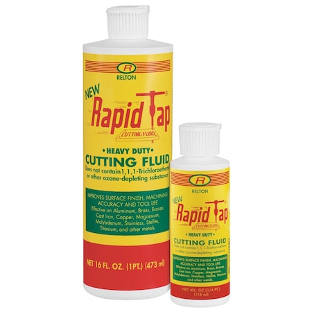 Relton Rapid Tap Cutting Fluid - Pint and 4oz Bottle Combo Pack 04Z-NRT ...