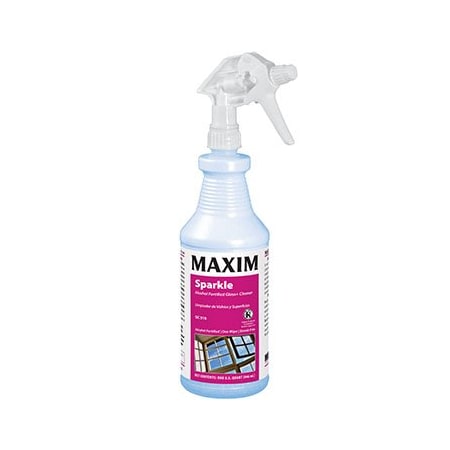 Midlab Inc. Maxim Sparkle Alcohol Glass Cleaner 1 Quart Clean Scent ...
