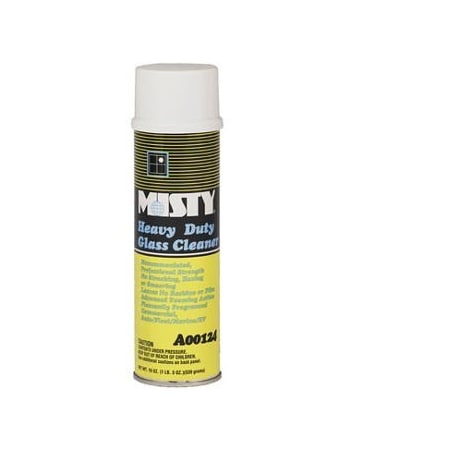 Zep Misty Heavy Duty Glass Cleaner 19 oz Aerosol, 12PK 1001482 | Zoro