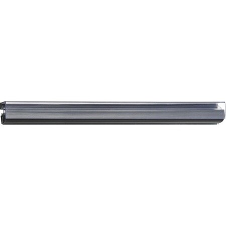 Ghent Hold-Up Display Rail, Clear Front, 48in, Black GHEH486 | Zoro