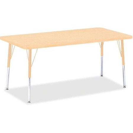 Jonti-Craft TABLE, RECTANGLE, 30X60, MAPLE JNT6408JCA251 | Zoro
