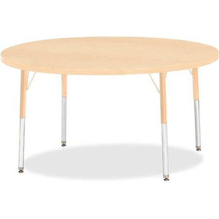 Jonti-Craft TABLE, ACTIVITY, 48inRND, MAPLE JNT6433JCA251 | Zoro