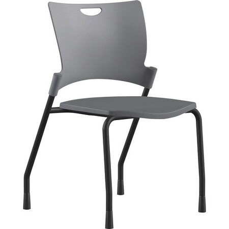 9To5 Seating CHAIR, STCK, PLSTC, 21in, GY/BK NTF1310A00BFP14 | Zoro