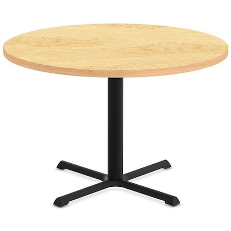 Special-T Table, Round, 42in Dia x 29in, Black Base/Crema Maple Top ...