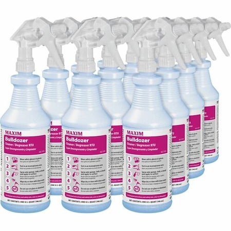 Midlab Maxim 05100012, BULLDOZER CLEANER/DEGREASER RTU, LEMON SCENT, 32 ...