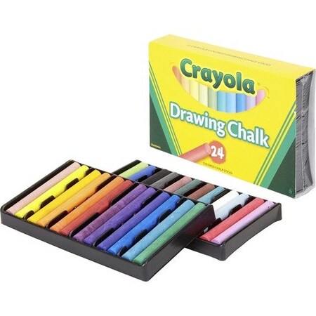 Crayola ARTCHALK, 24, ASST.COLORS, ARTCHALK, 24, ASST.COLORS, 24PK ...